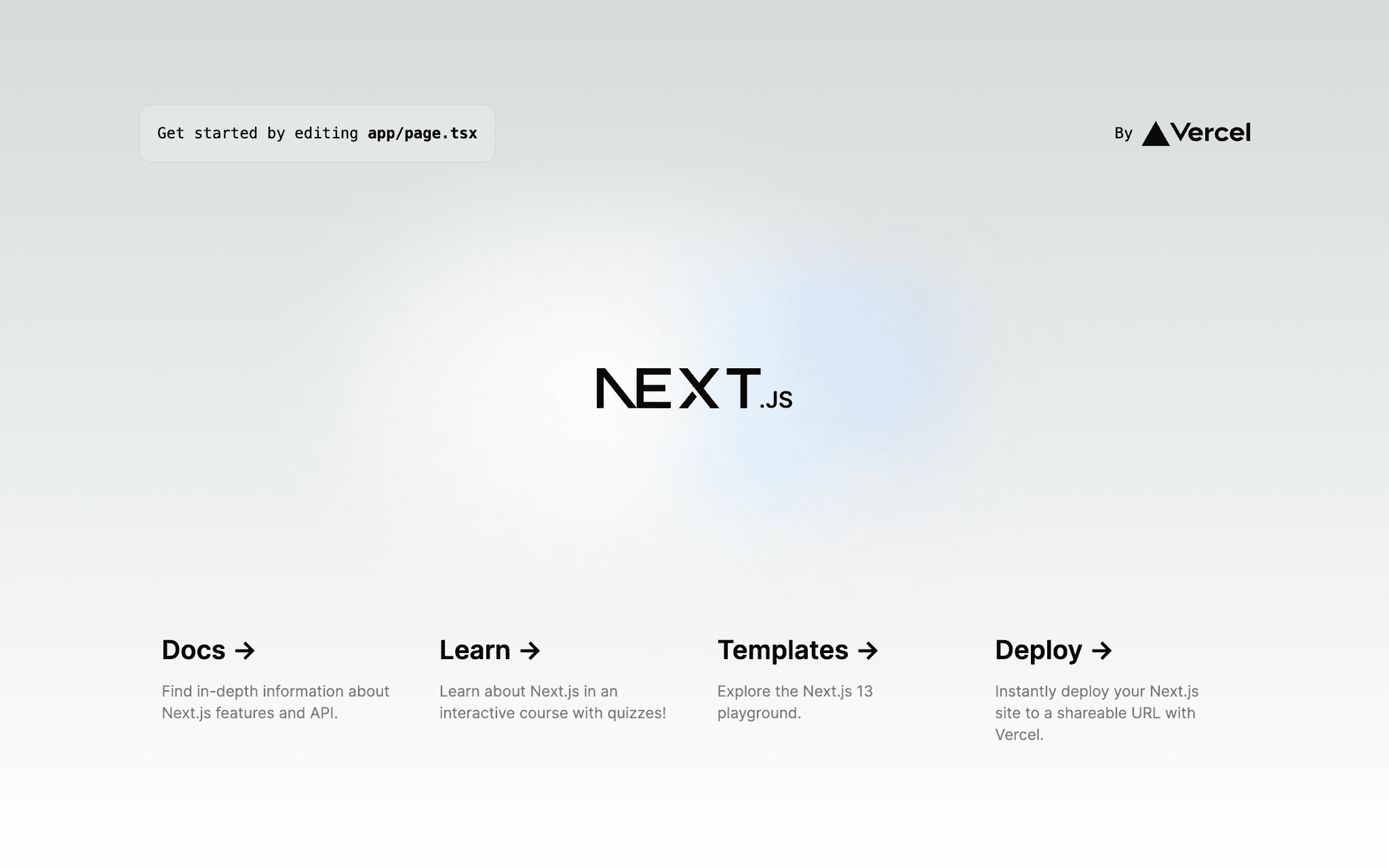 New Project – Vercel