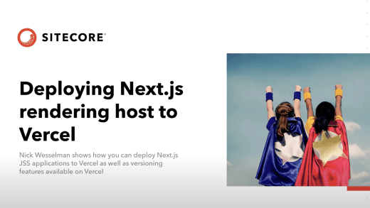 Sitecore + Vercel | Vercel Technology Partner