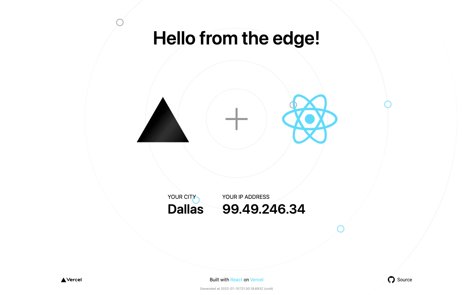 React on the Edge React on the Edge