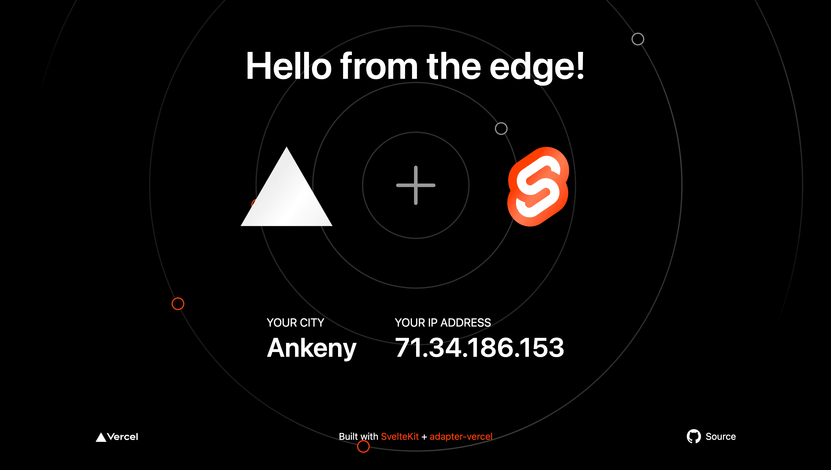 SvelteKit at the Edge SvelteKit at the Edge