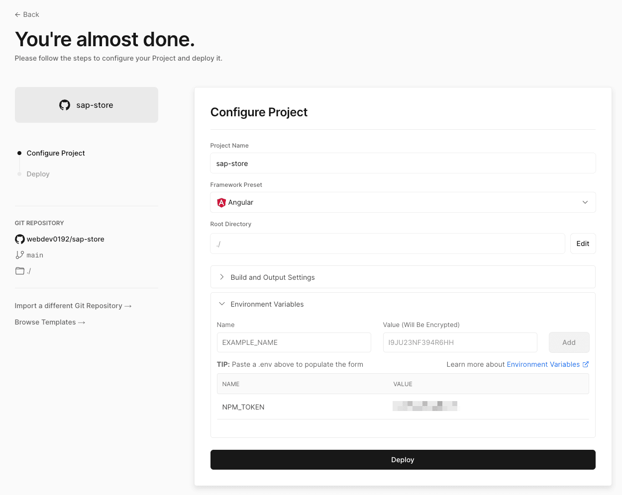 Vercel Integration Guide For Sap Composable Storefront