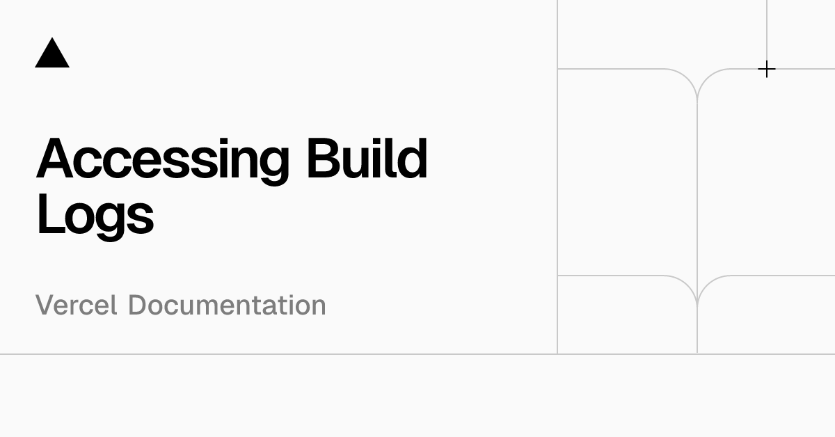 Accessing Build Logs