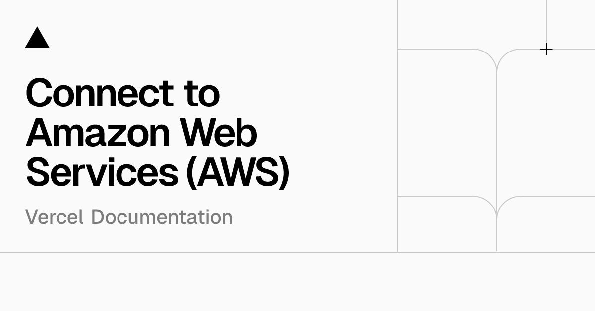 Connect to Amazon Web Services (AWS)