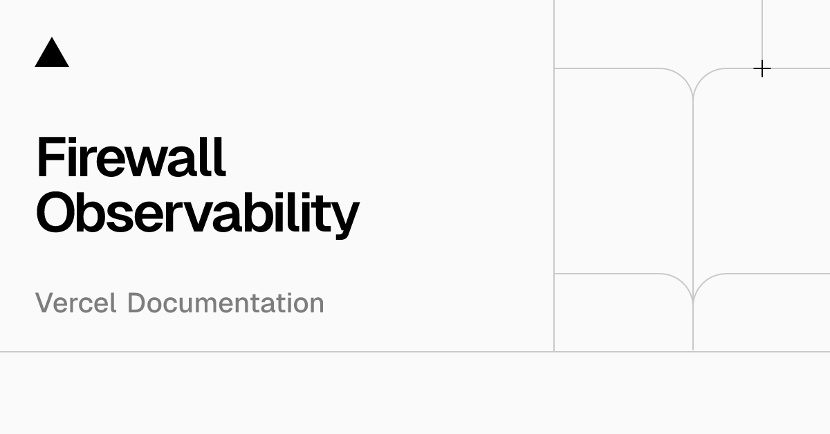 Firewall Observability
