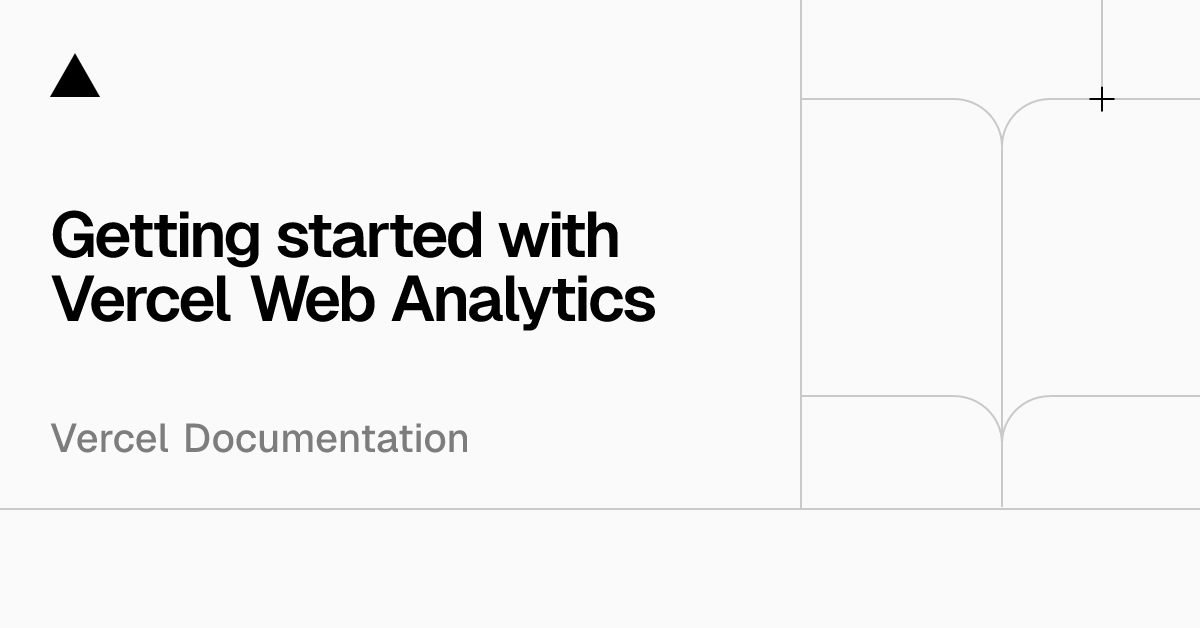 Getting started with Vercel Web Analytics
