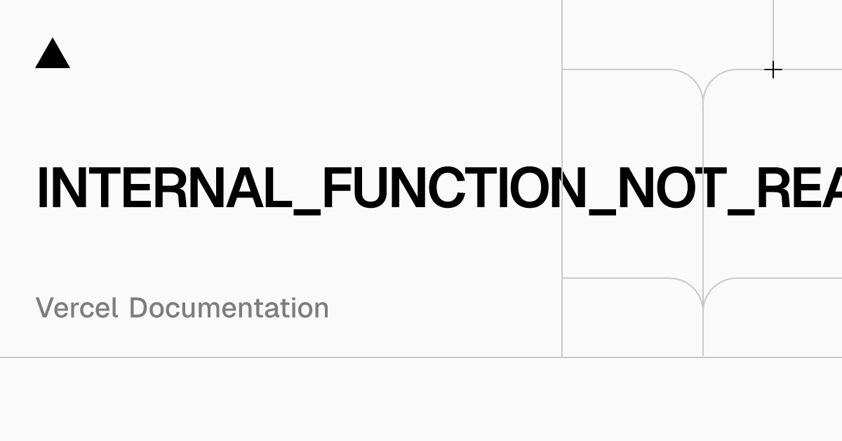 INTERNAL_FUNCTION_NOT_READY