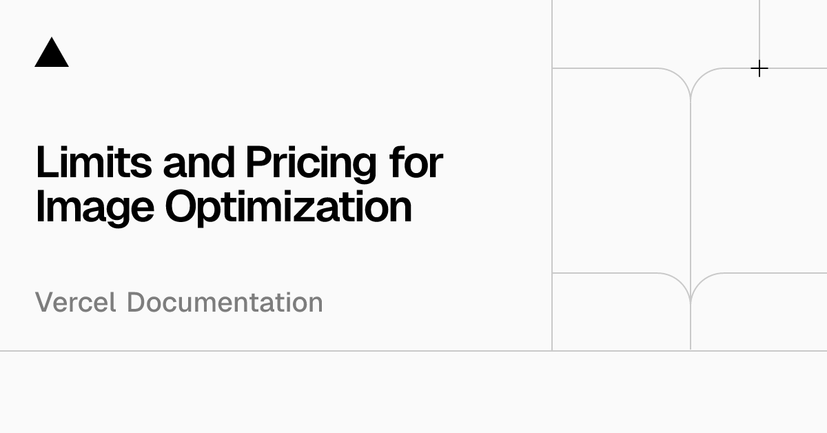 Limits and Pricing for Image Optimization