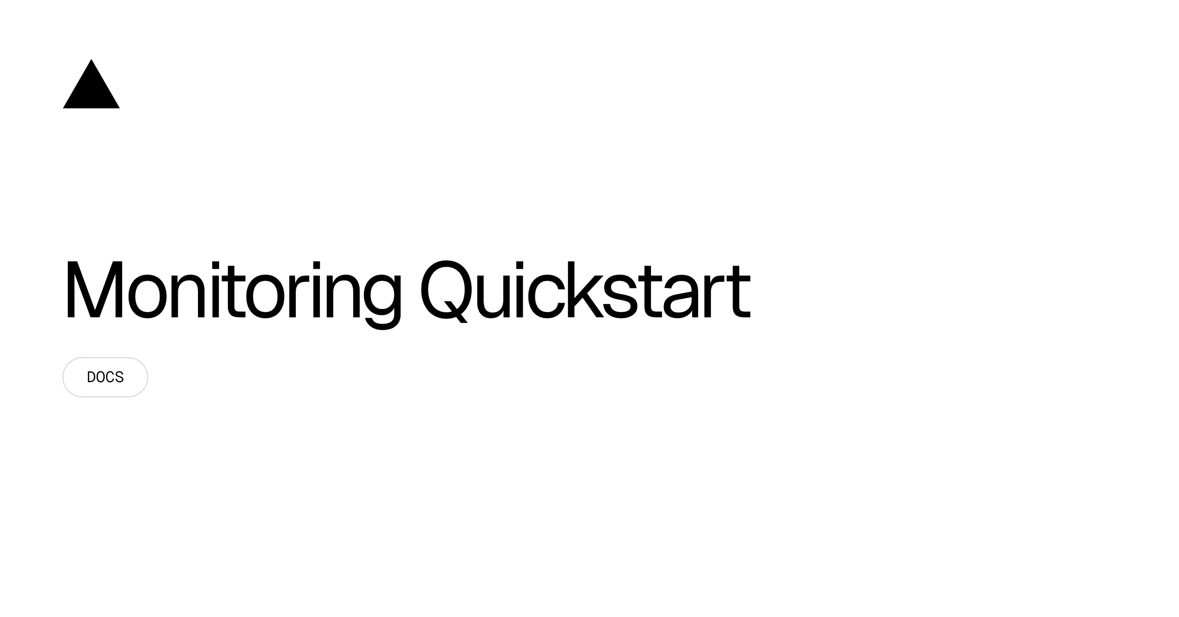 Monitoring Quickstart