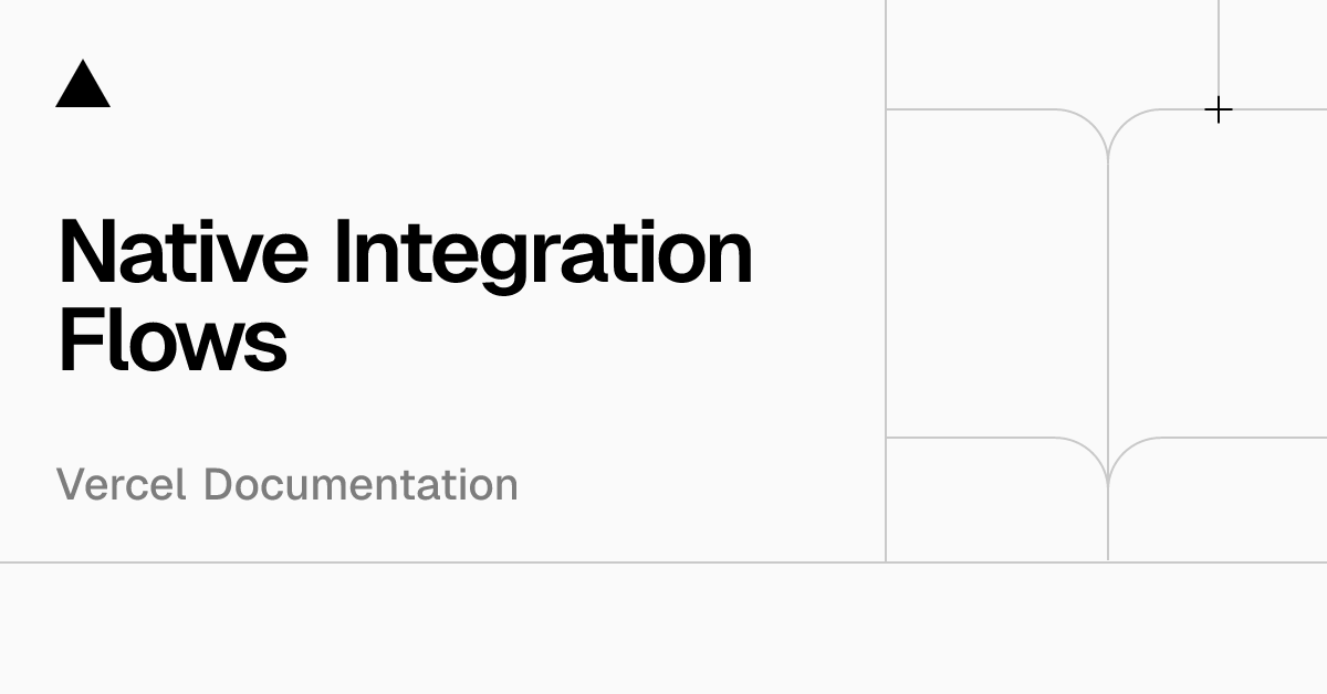 Native Integration Flows