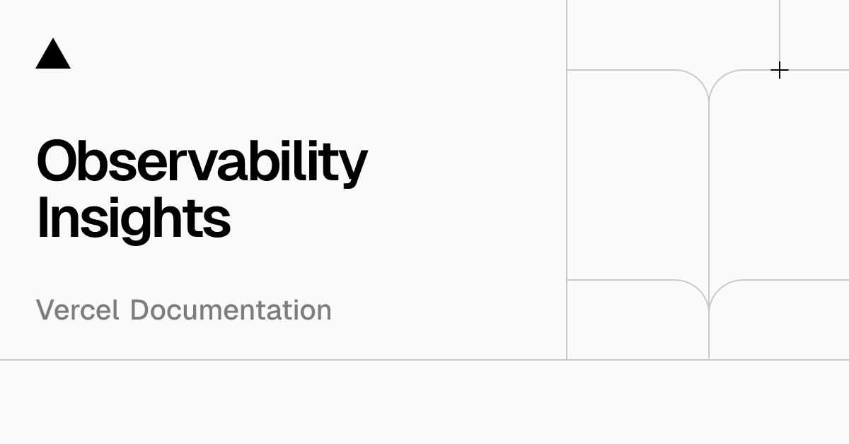 Observability Insights
