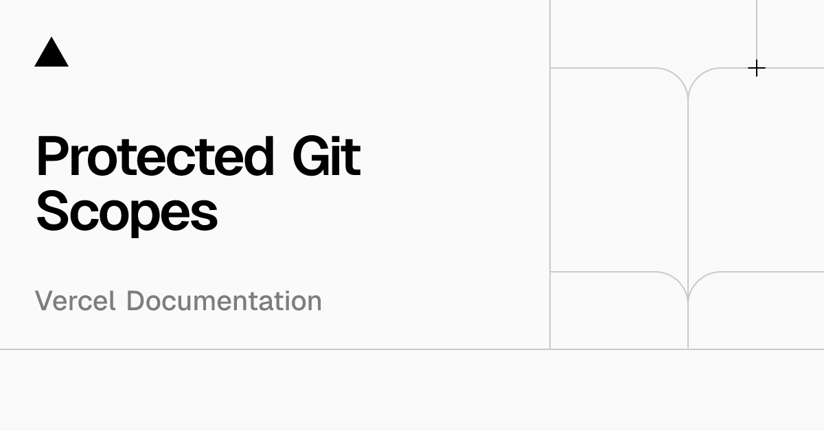 Protected Git Scopes