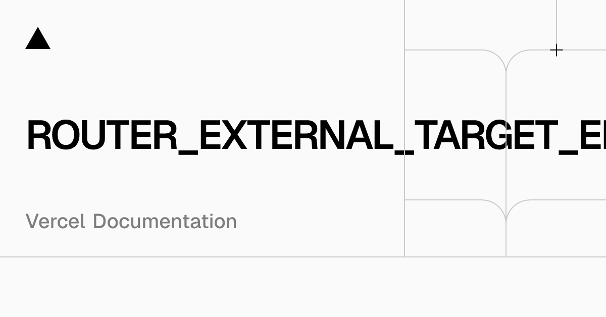 ROUTER_EXTERNAL_TARGET_ERROR