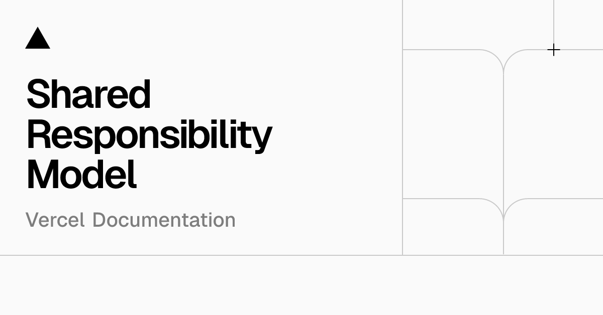 Shared Responsibility Model