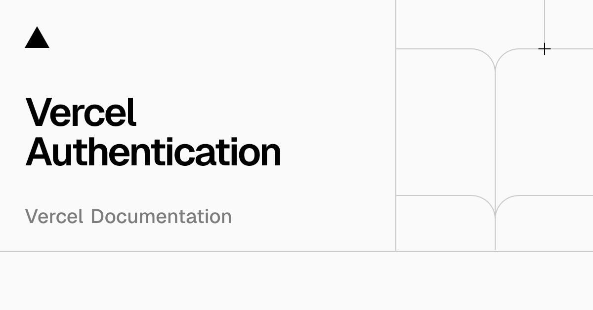 Vercel Authentication