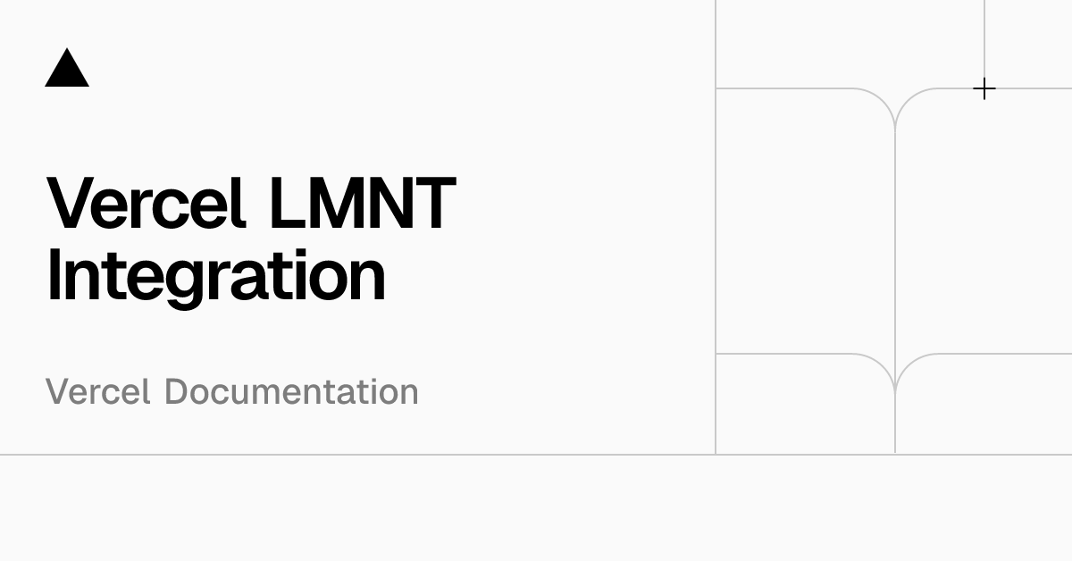 Vercel LMNT Integration