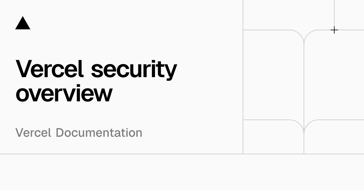 Vercel security overview
