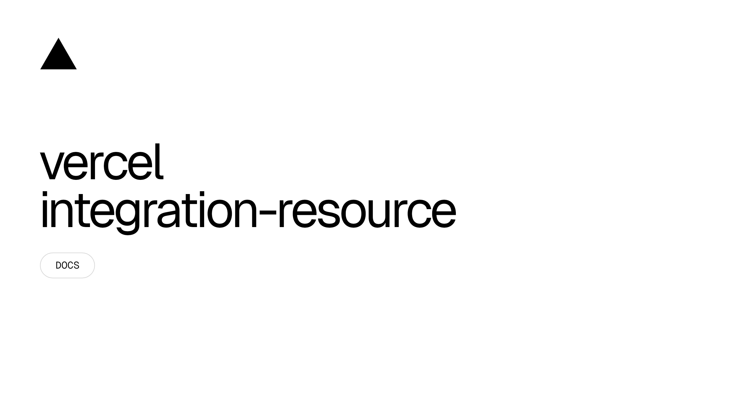 vercel integration-resource