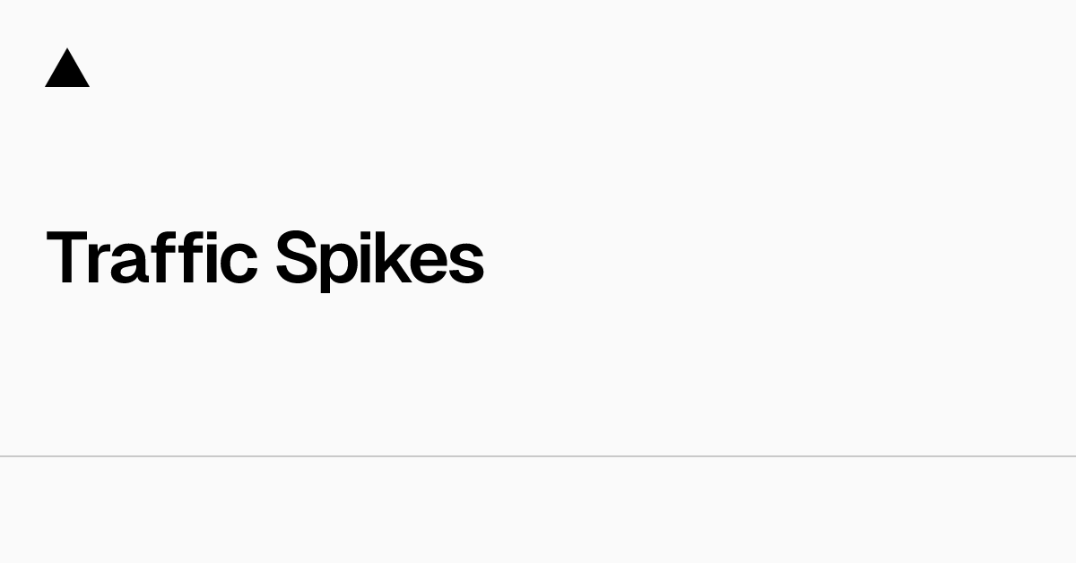 Traffic Spikes