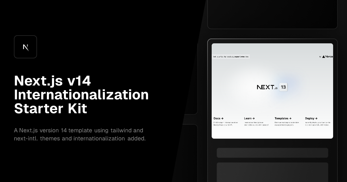 Next.js v14 Internationalization Starter Kit