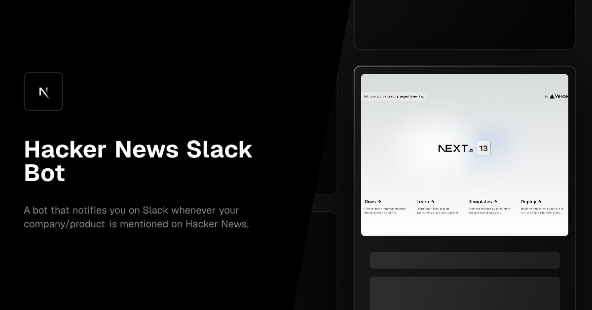 Hacker News Slack Bot