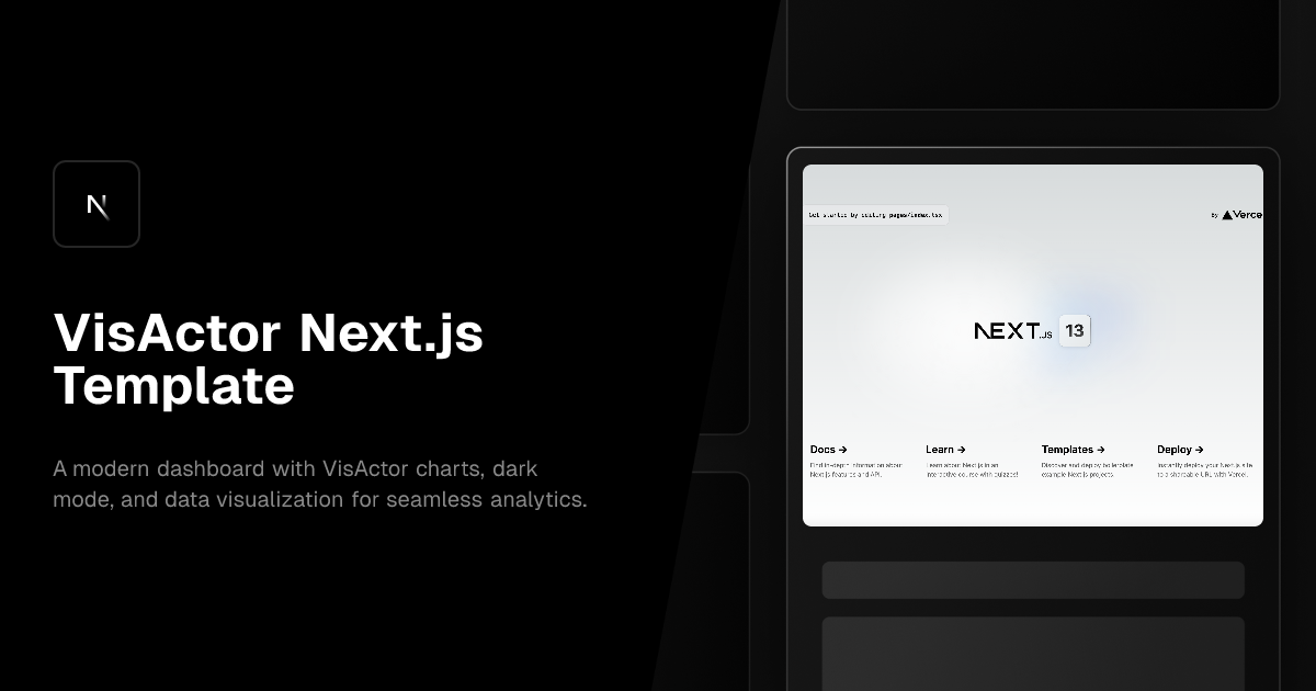 VisActor Next.js Template