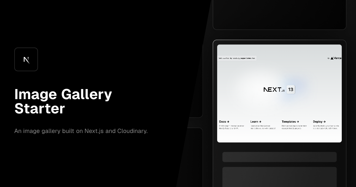 Image Gallery Starter