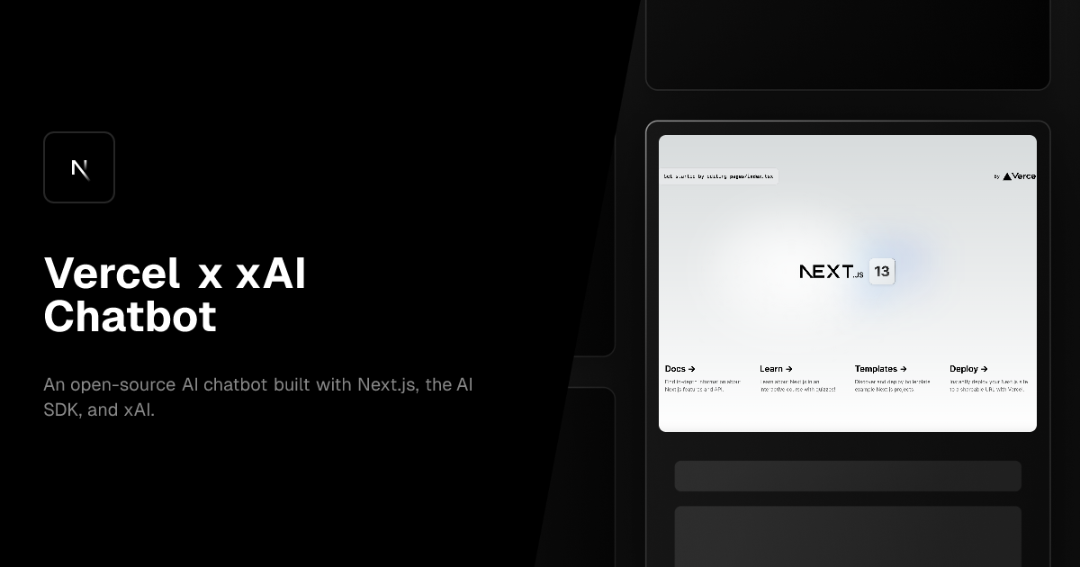 Vercel x xAI Chatbot