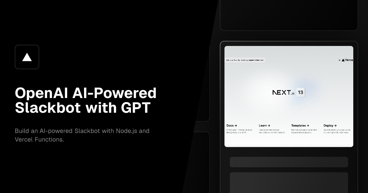OpenAI AI-Powered Slackbot with GPT