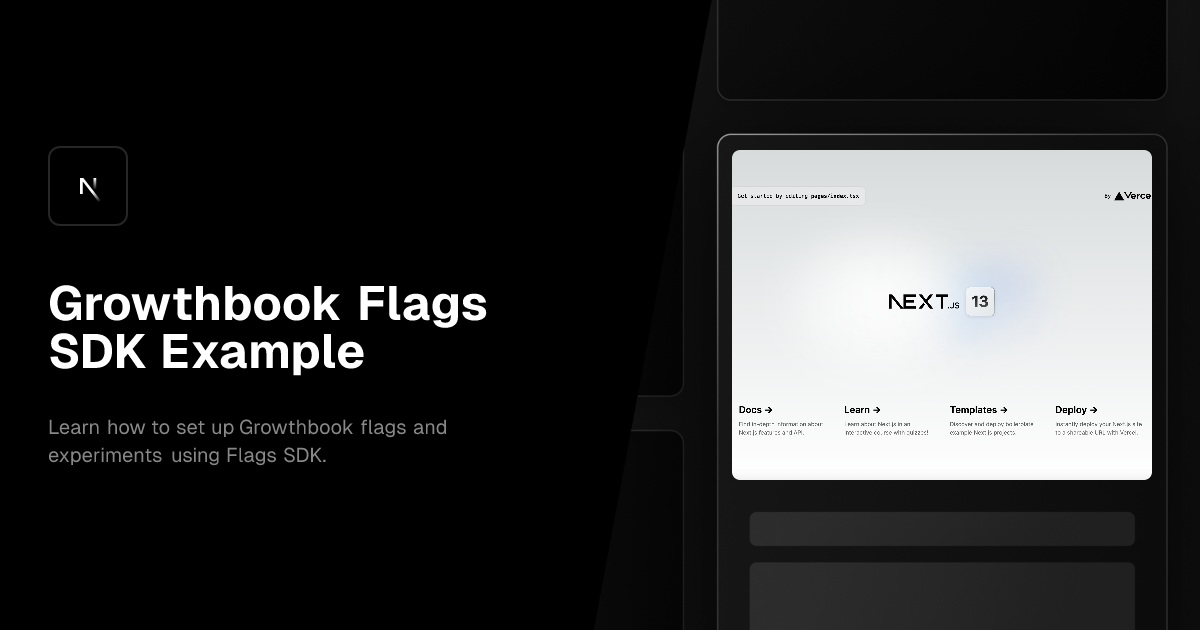 Growthbook Flags SDK Example