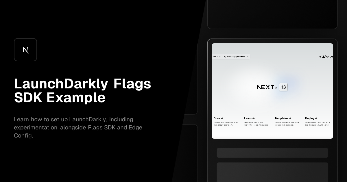 LaunchDarkly Flags SDK Example