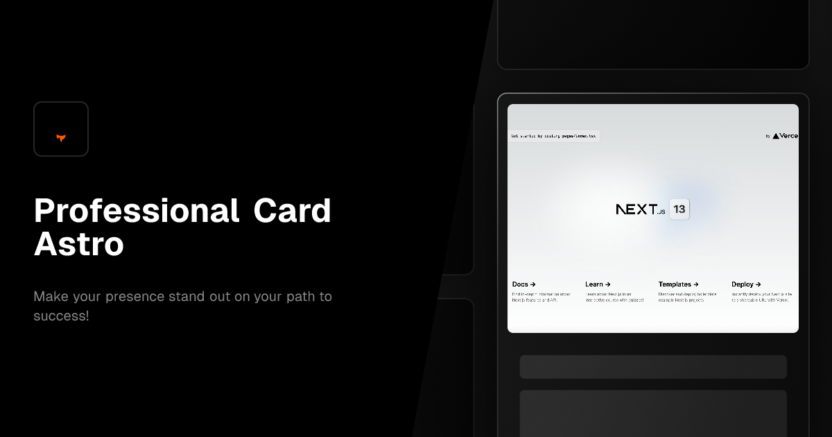 Professional Card Astro