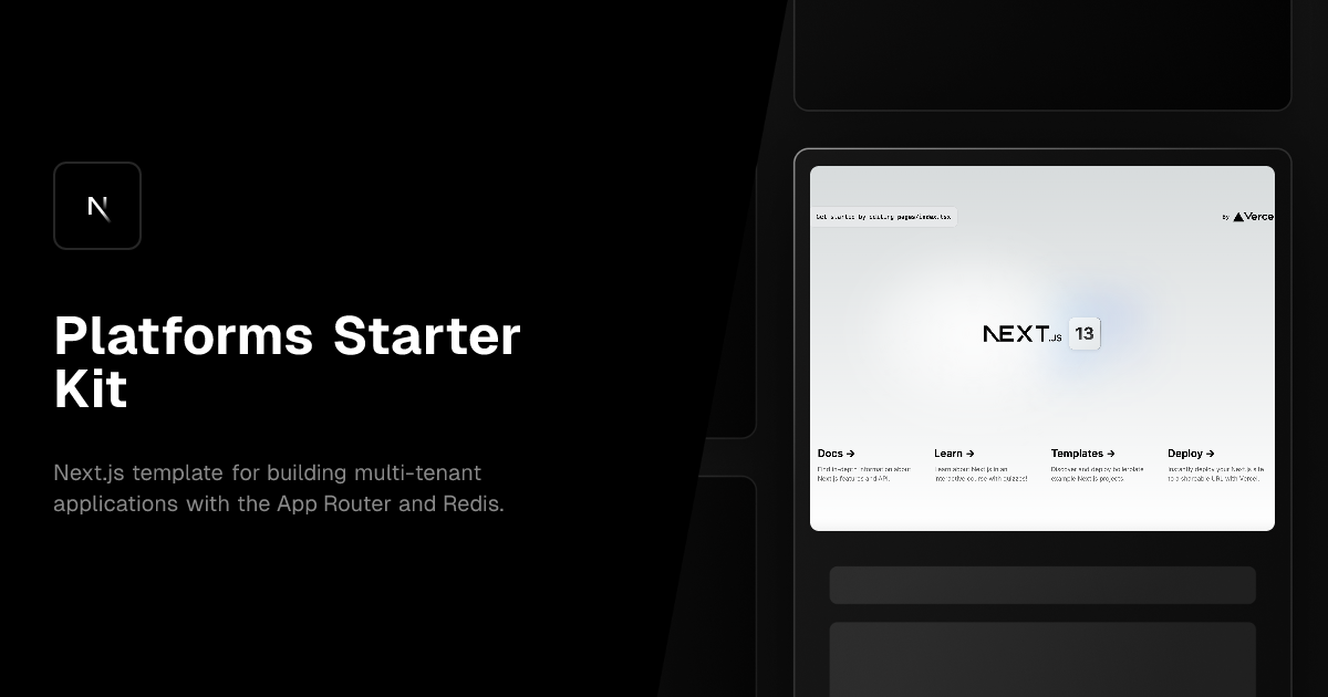 Platforms Starter Kit