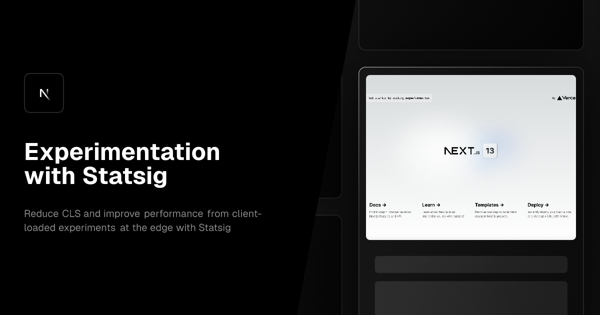 Experimentation with Statsig