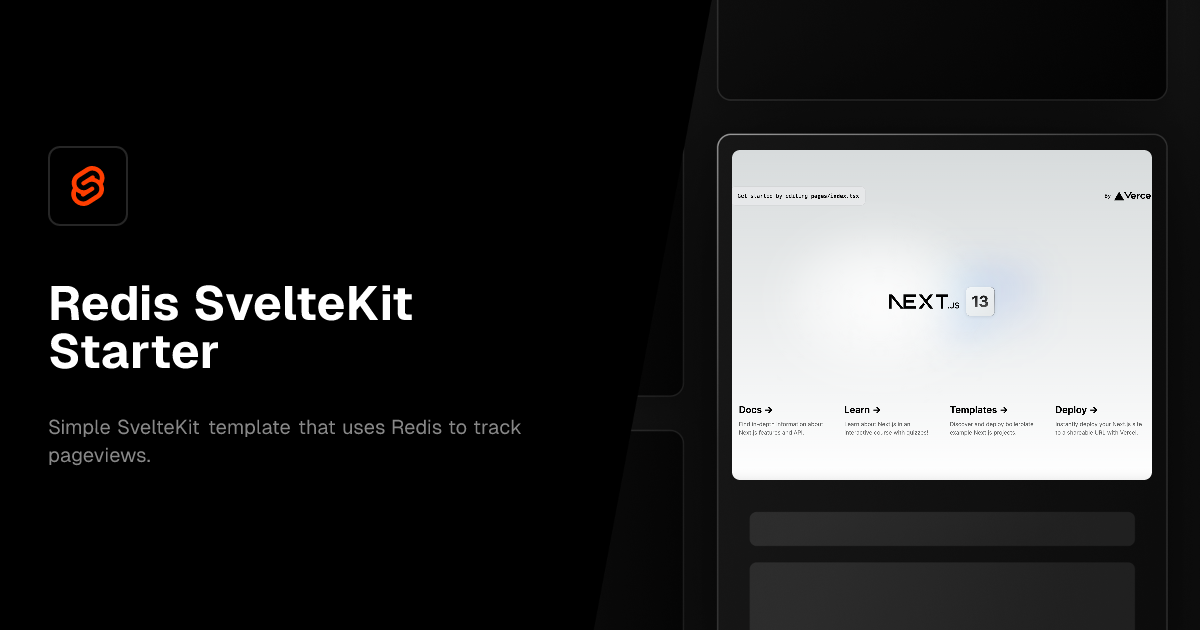 Redis SvelteKit Starter