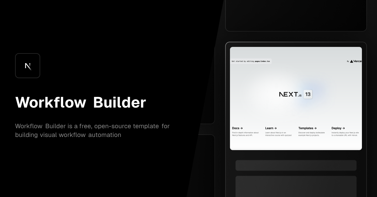 Workflow Builder Template