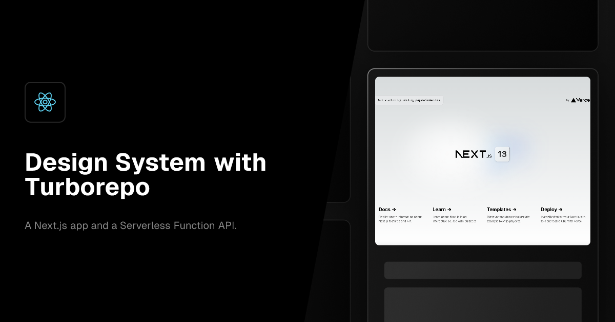 Design System with Turborepo