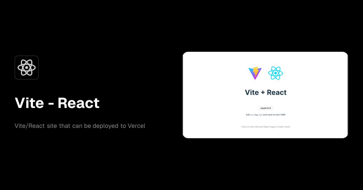 Vite - React - Vercel