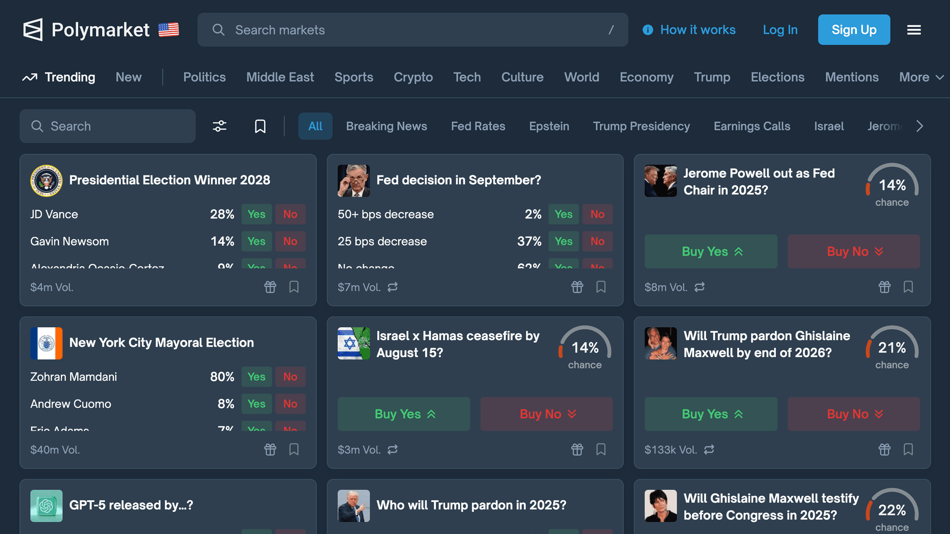 Polymarket - Shipped on Vercel